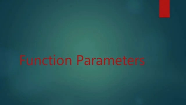 Function Returns Pptx