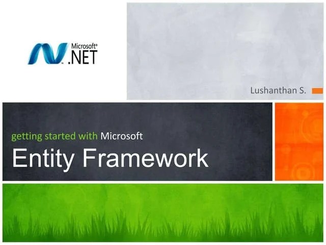 Entity Framework Core Pptx