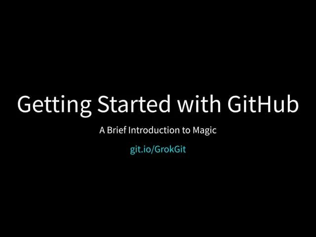 Getting Started With Github Pdf