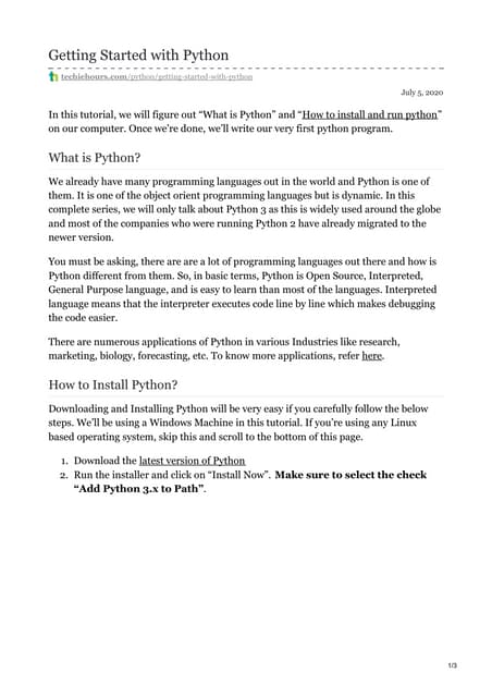 Introduction To Python Pptx