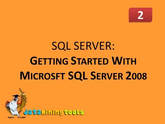 Microsoft Sql Server Presentationssss Pptx