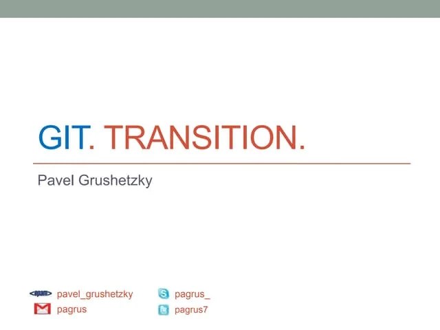 Introduction To Git Source Control Pptx Programming Languages
