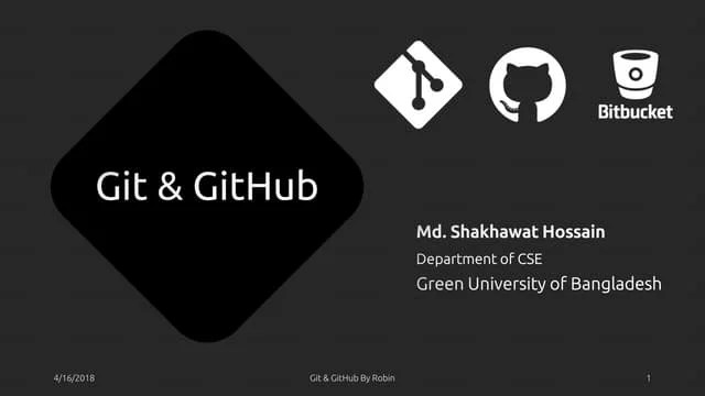 Git And Github 1 Pptx Web Development Internet