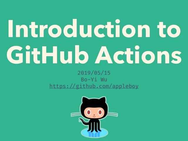 Introduction To Github Action Presentation Pptx