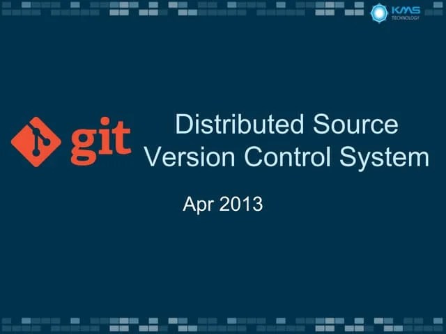 Git Version Control System Pdf