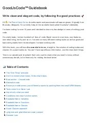 Good Coding Practices With Javascript Pdf