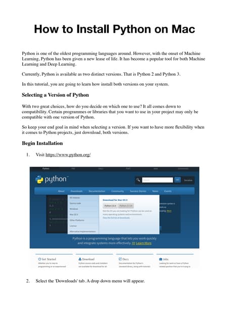 Python Installation Guide 1 Pdf