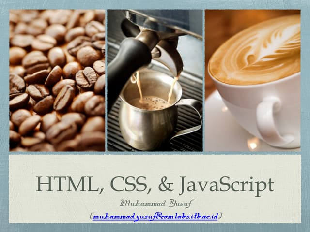Html Css Javascript Ppt