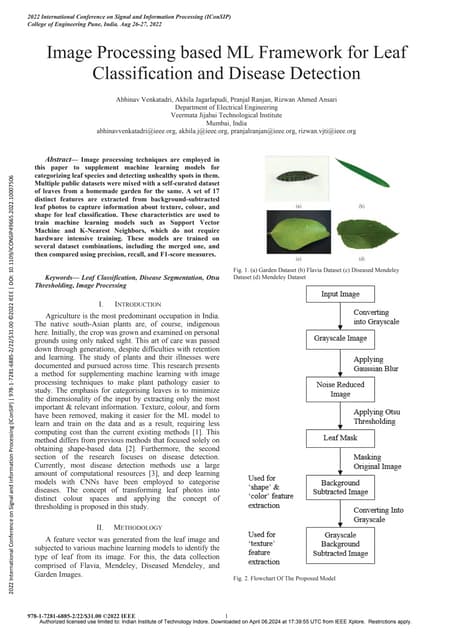 Leaf Disease Detection Using Raspberry Pi Pptx