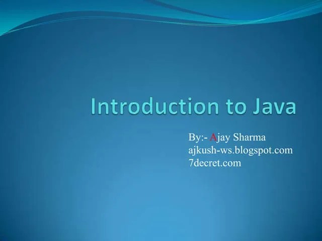 Core Java Tutorial Pdf Programming Languages Computing