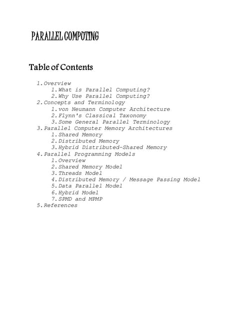 Parallel Computing Module 1 Part A Vtu Ppt Pptx