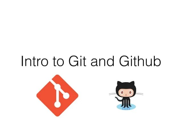 Intro Git Github Ppt Ppt