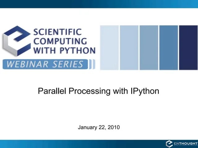 Parallel Processing With Ipython Pdf