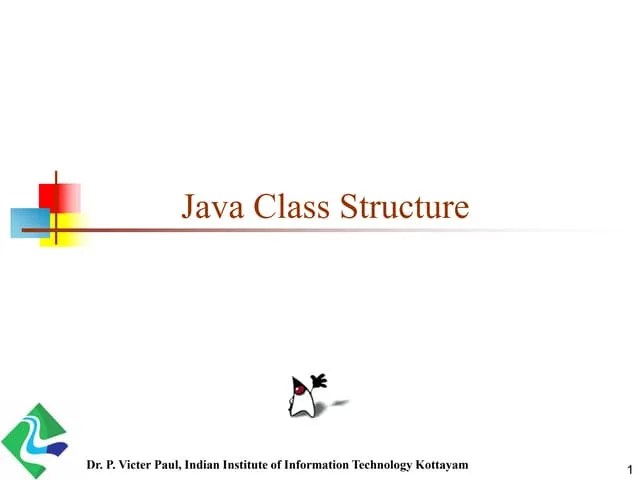 Java Class Structure Pdf