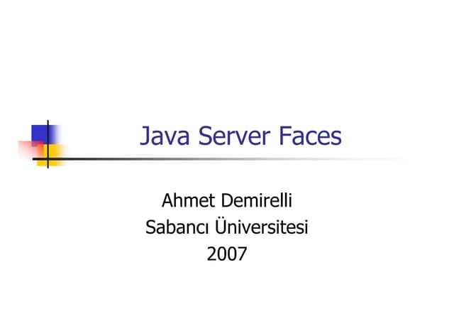 Java Server Faces Pdf