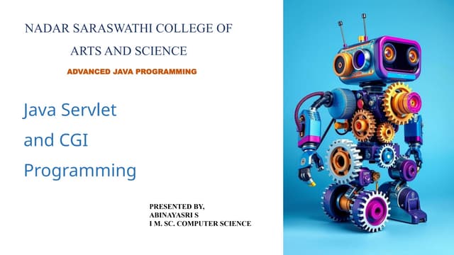 Enterprise Java Introduction To Servlet Pptx