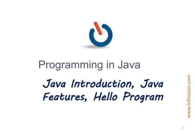 Java Introduction 1 Pptx