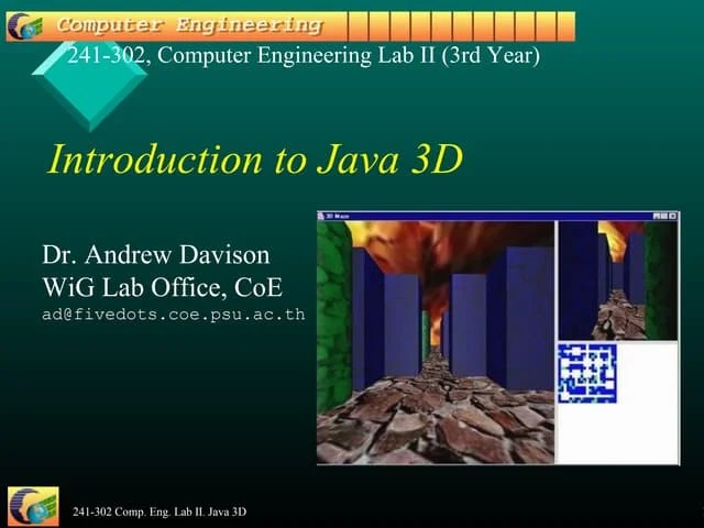 Java3 D 1 Ppt