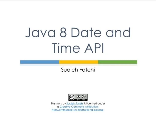 Java 8 Date And Time Api Pptx