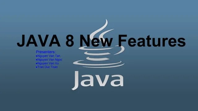 Java 8 New Features Pdf