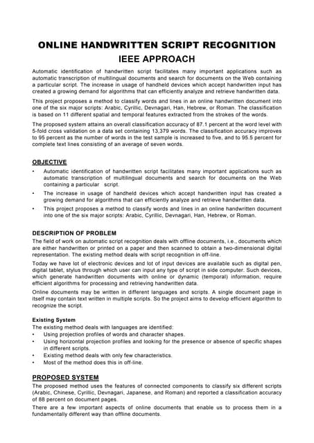 Java Abs Online Handwritten Script Recognition Pdf