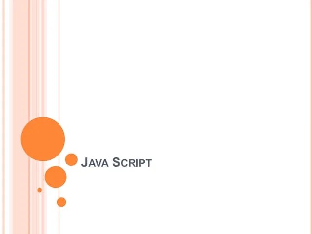 Java Script Array Pptx