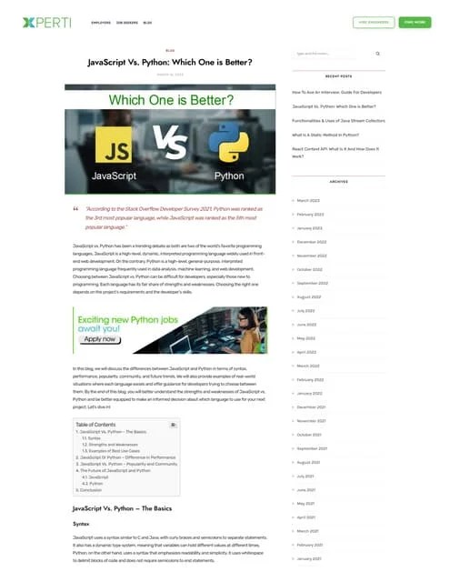 Javascript Vs Python Which One Is Better Pdf