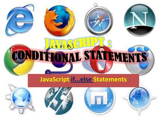 Javascript Conditional Statements 1 Pptx