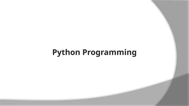Online Python Tutorial 2025 Tpoint Tech Pptx