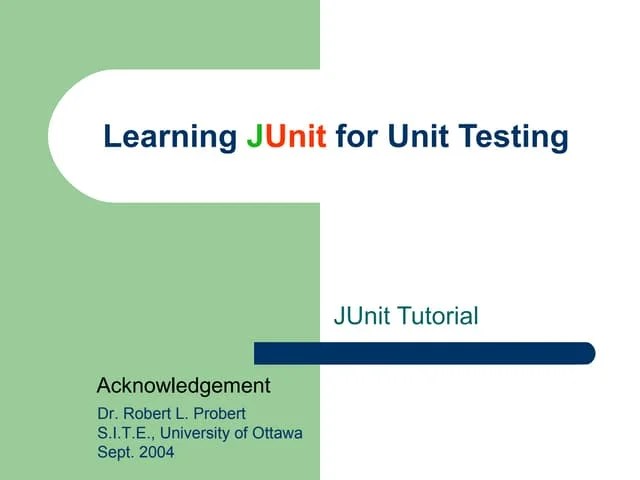 Junit Test Cases Pptx