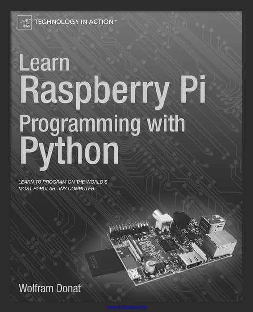 Learn Raspberry Pi Programming With Python Pdf