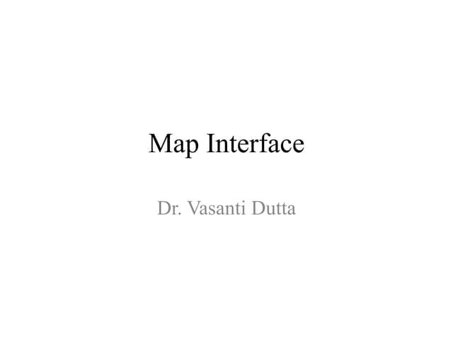 Basic Understanding Of Java Hashmap Quipoin Pptx
