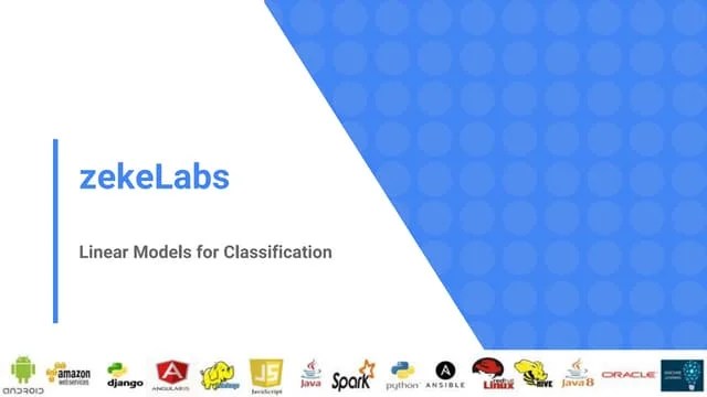Linear Models Of Classification Pptx