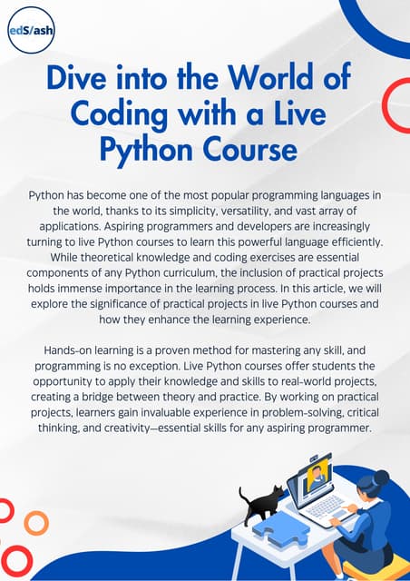 Dive Into The World Of Coding With A Live Python Course Pdf