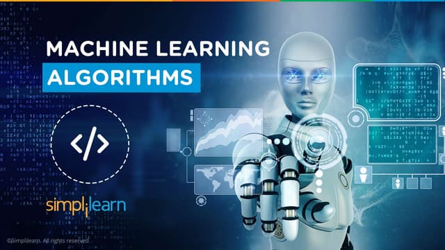 Machine Learning Algorithms Machine Learning Tutorial Data Science