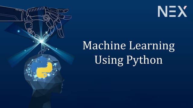 Python Machine Learning Library Technology Powerpoint Pptx