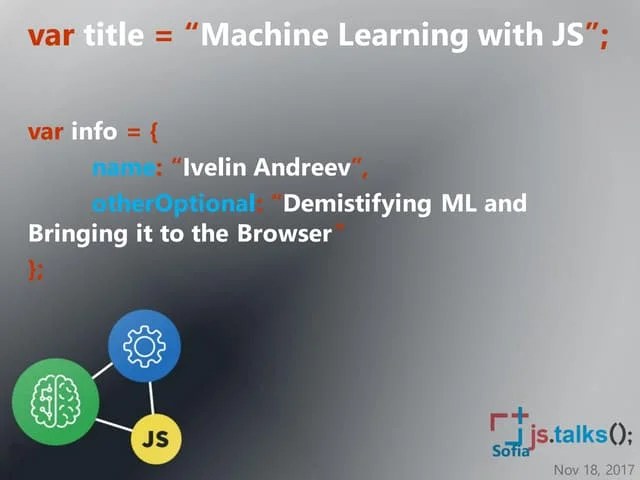 Machine Learning With Javascript Pdf