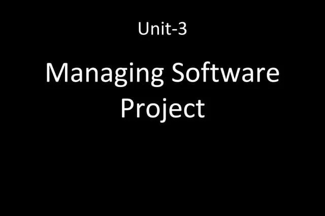 Decomposition Technique In Software Engineering Pptx