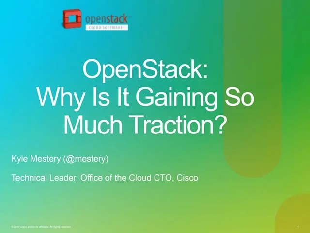 Openstack Why Is It Gaining So Much Traction Pptx