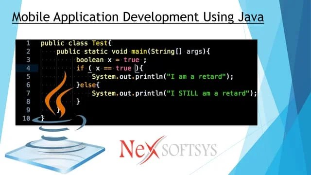 Mobile Application Development Using Java Pptx