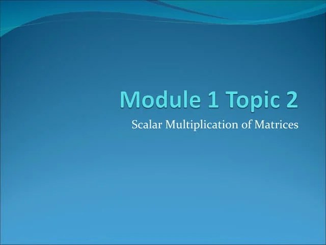 Module 1 Topic 3 Notes Ppt