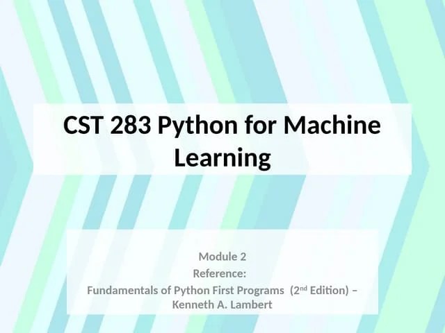 Module 2 1 Building Python Programs Final Pptx
