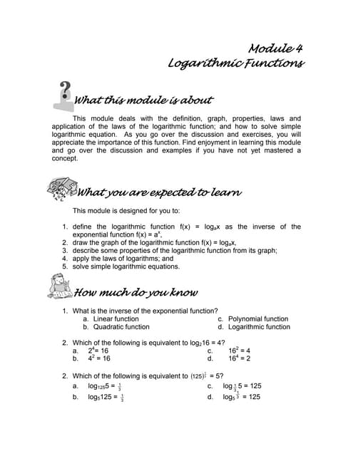 Questions And Solutions Logarithm Pdf