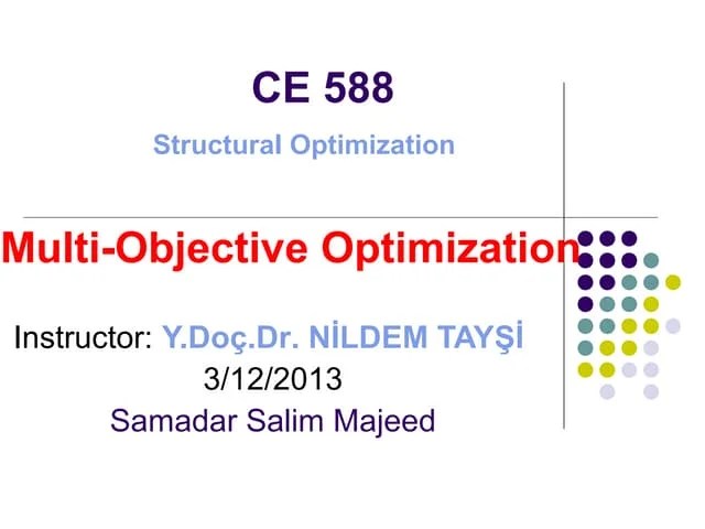Multi Objective Optimization Pot