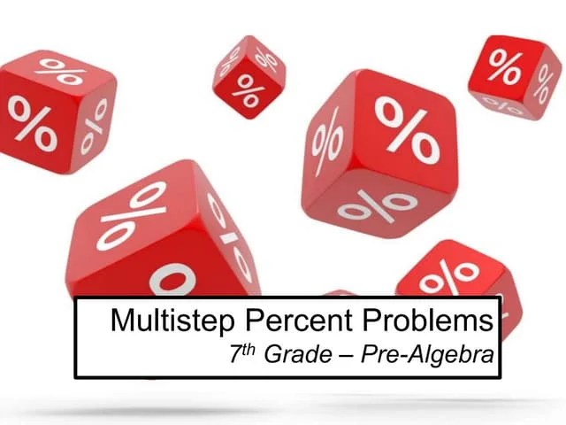 Percent Problems Ppt