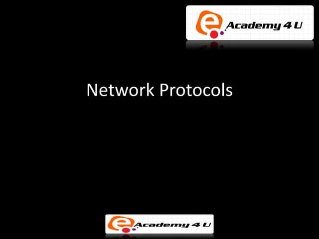 Network Protocol Ppt