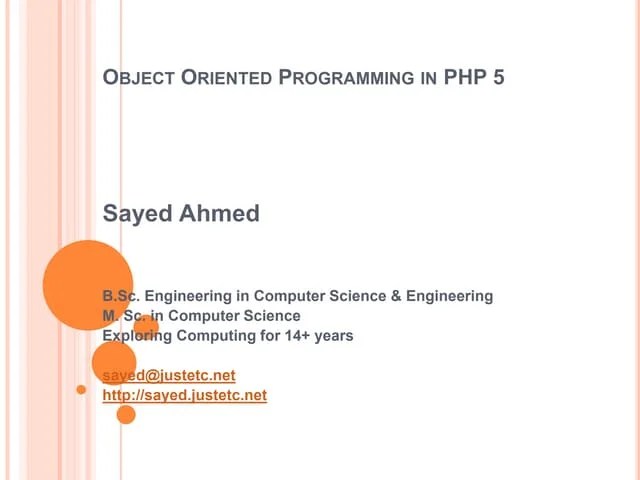 Php Oop Lecture 03 Pptx