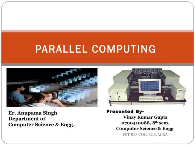 Parallel Computing Module 1 Part A Vtu Ppt Pptx