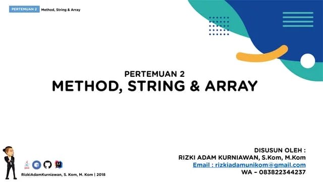 Method Array String Ppt
