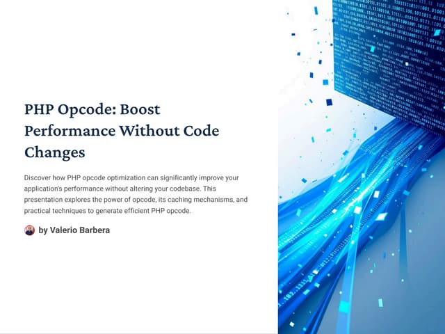 Php Opcode Boost Performance Without Code Changes Pdf